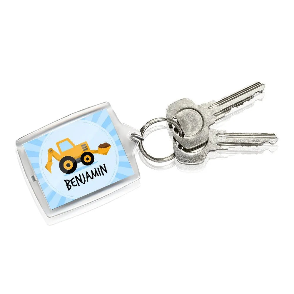 Yellow Digger Keyring – Dinkleboo NZ