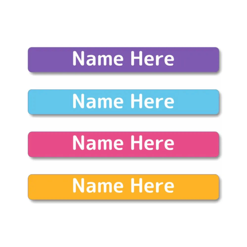 Vivid Mini Name Labels – Dinkleboo NZ