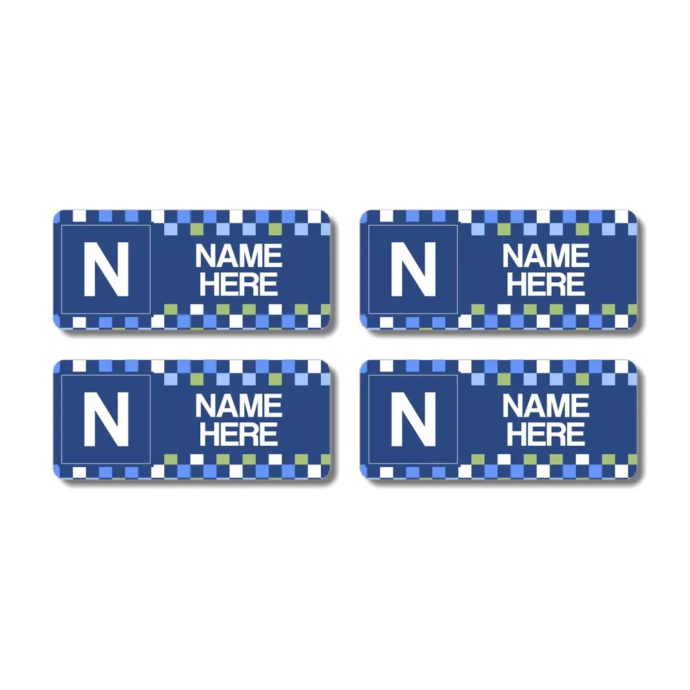 Pixels Rectangle Name Labels – Dinkleboo NZ